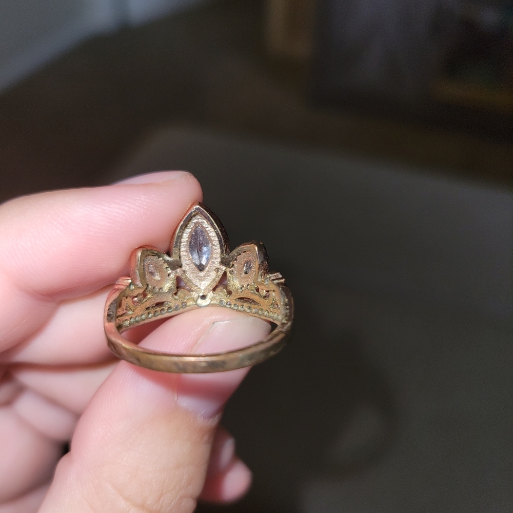 Rapunzel Tangled Crow Ring - Gem